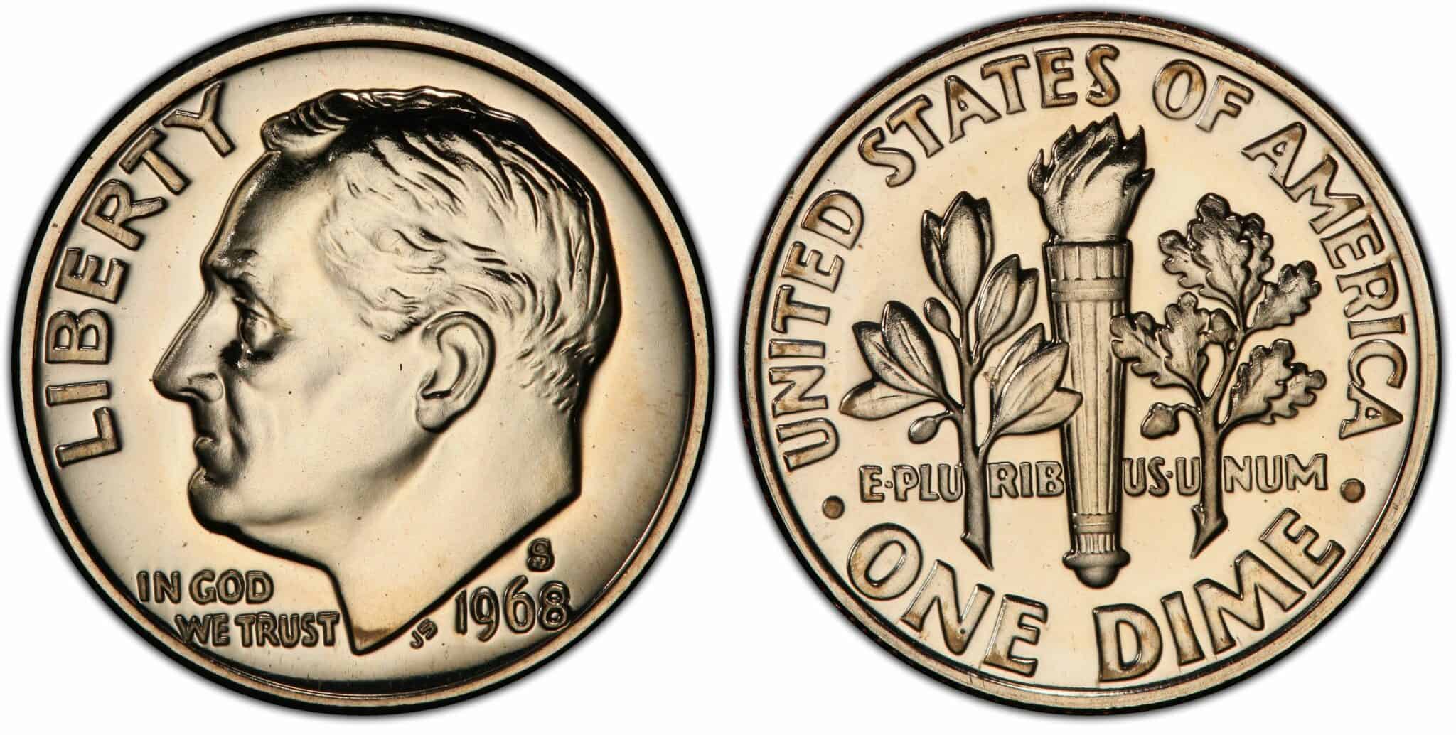 1968 Dime Value: are "D", "S", No mint mark worth money?